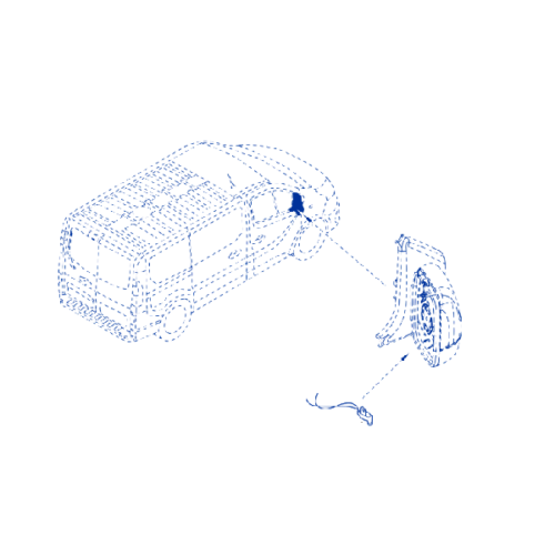 Renault Trafic Outside Temperature Sensor 277229807R - Renault Parts Direct